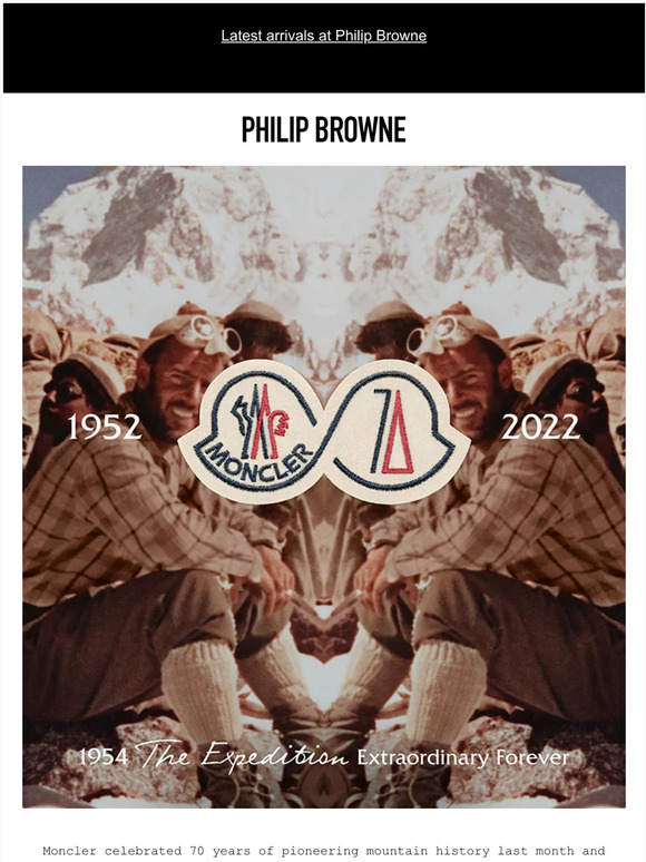 Philip Browne: Moncler celebrates 70 years of pioneering mountain ...