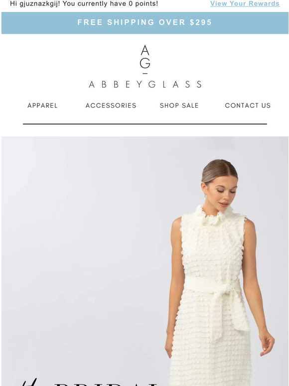 Abbey Glass: Your Bridal Wardrobe ️ | Milled