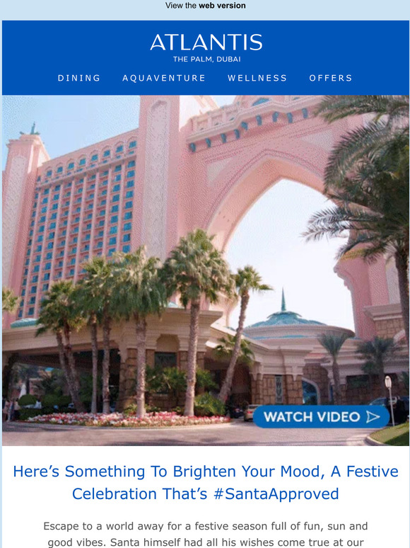 Atlantis, The Palm: Celebrate Christmas At An Iconic Resort 🌴 | Milled