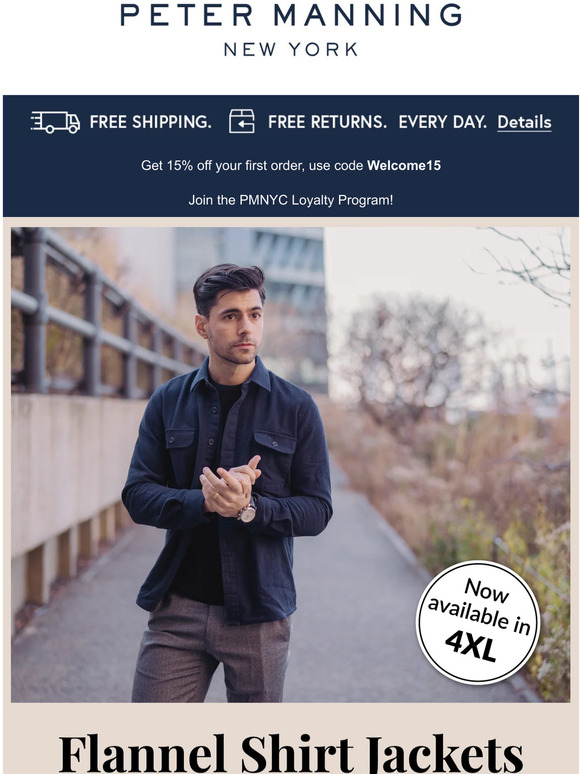 Peter Manning NYC: ALL NEW Flannel Shirt Jackets | Milled