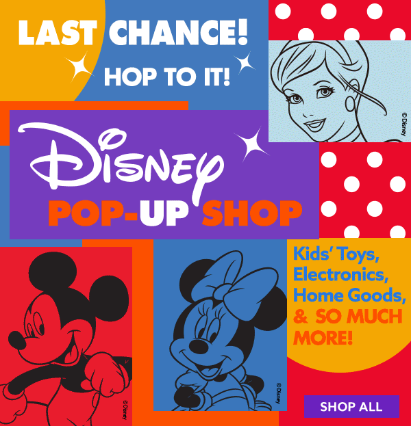 Big Lots: 🚨LAST CHANCE: Disney Pop-Up Shop | Milled