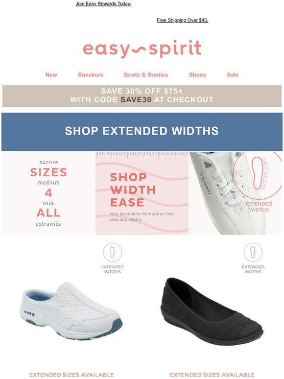 Easy Spirit: Styles in YOUR Size & Width | Milled