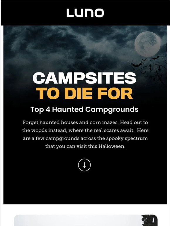 Luno: Visit the Most Haunted Campgrounds 👻 | Milled