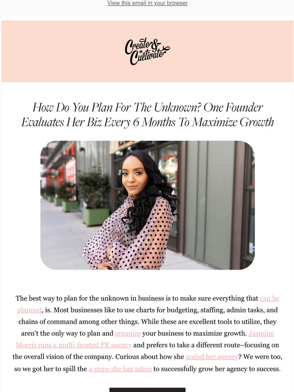 Create & Cultivate: 4 things to consider when building a strategy under ...