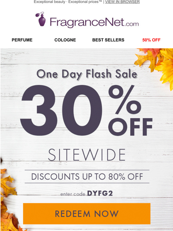 FragranceNet.com: It's confirmed! We're inviting you to enjoy up to 80% ...