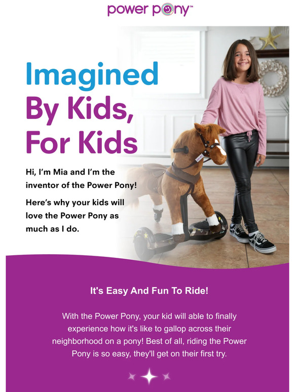 Power Pony: Built to ride like a real horse! | Milled