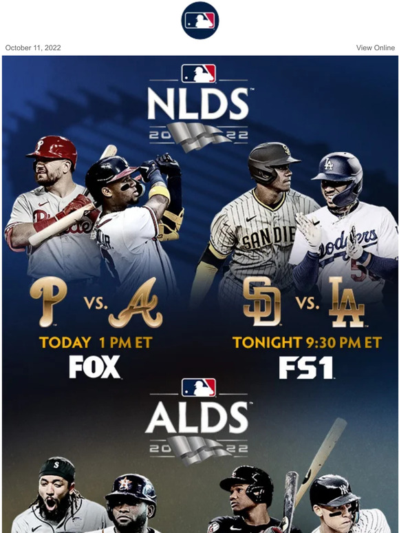 MLB: Division Series starts today! Watch live on FOX, TBS and FS1 | Milled