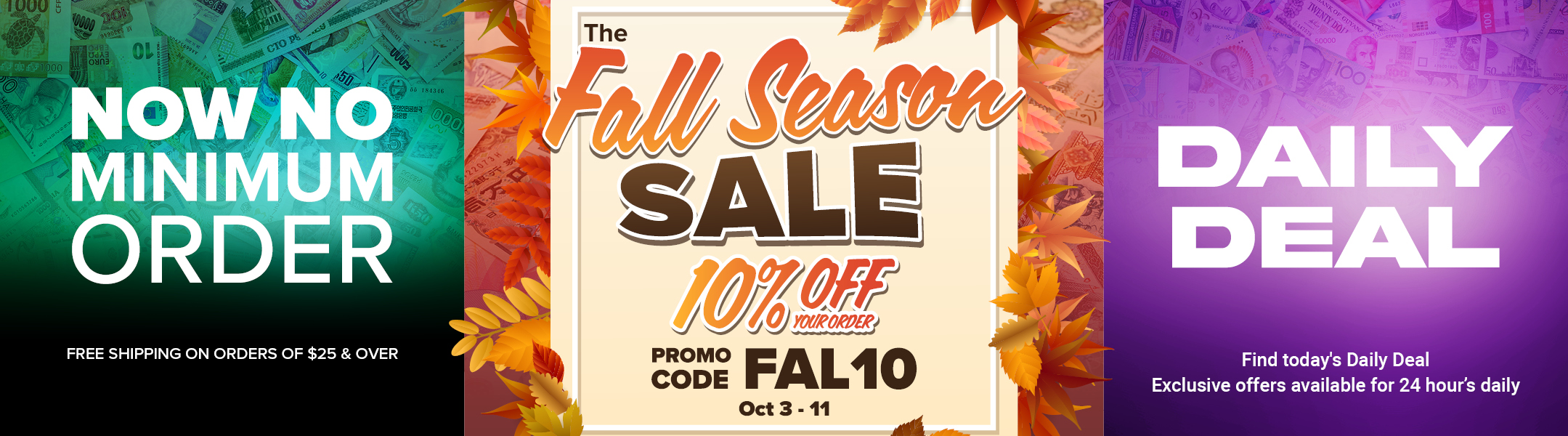 Banknote World: Sale Ends Tonight! | 10% All Banknotes! | Milled