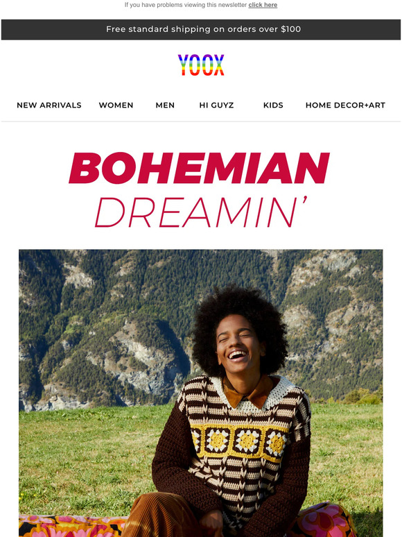 YOOX: Bohemian Dreamin': Free-spirited, ’70s-inspired style. Check out ...