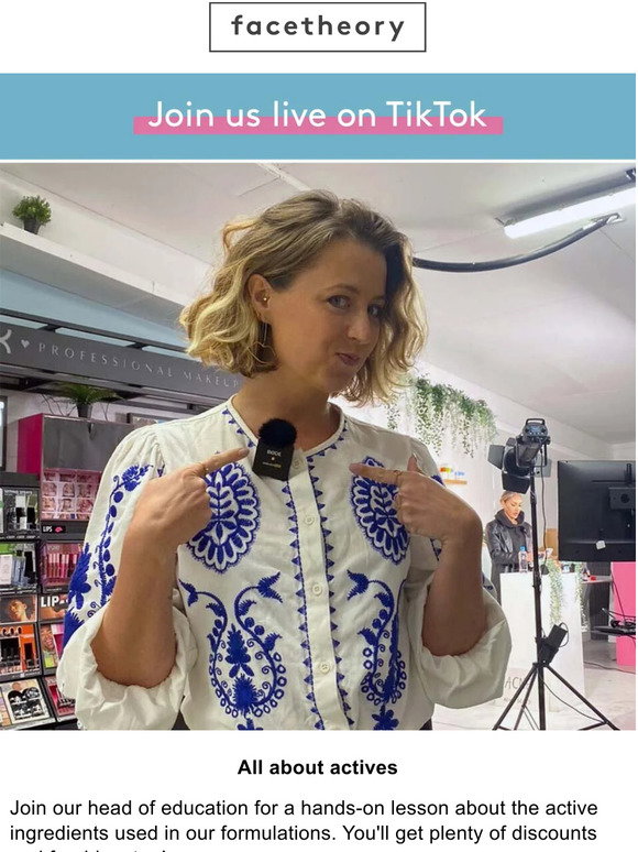 FaceTheory: TikTok Live! Claire is back with a deep dive on active ...