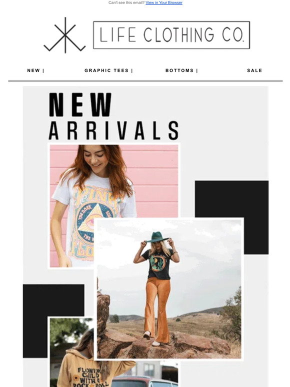 LIFE CLOTHING CO: You'll Never Believe What's New! | Milled