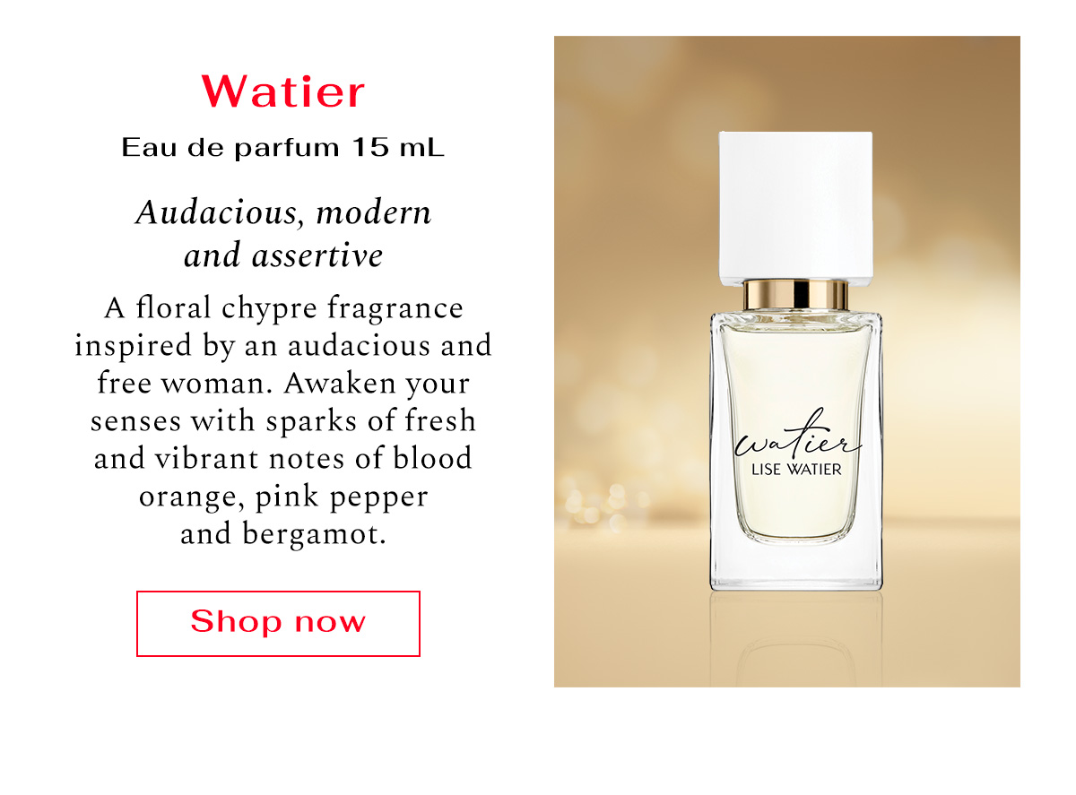 Lise Watier: Limited-edition Neiges Nacre and Watier fragrances | Milled