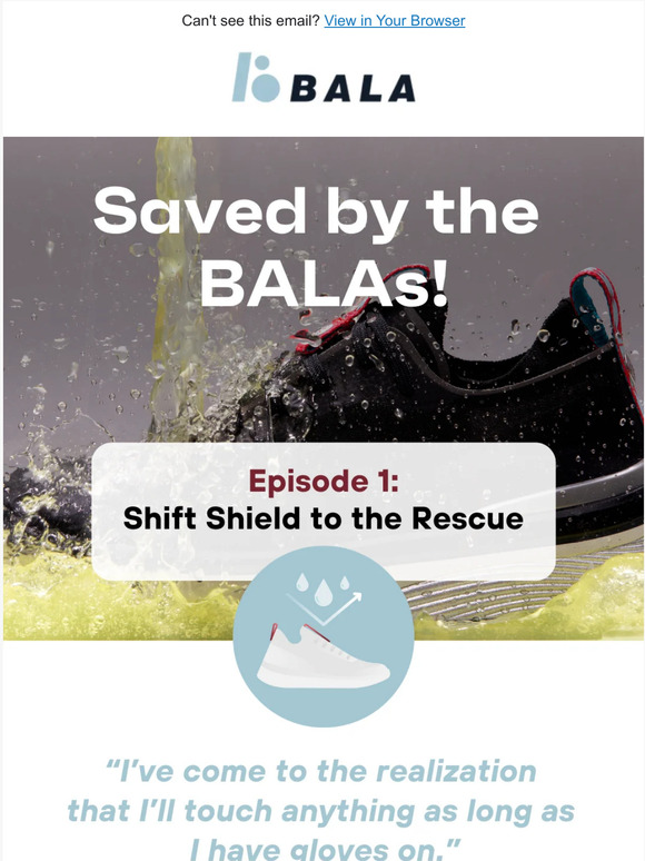 BALA Footwear: INTRODUCING OUR 'SAVED BY THE BALAS' SERIES! ☔ | Milled