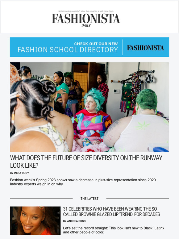 Fashionista: What Does the Future of Size Diversity on the Runway Look ...