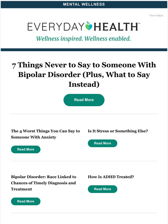 Lifescript 7 Things Never To Say To Someone With Bipolar Disorder