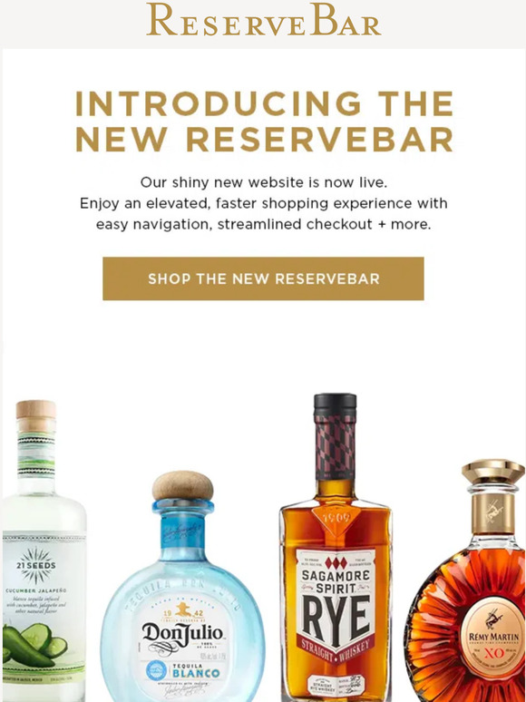ReserveBar: It's Here! Check Out Our NEW Website | Milled