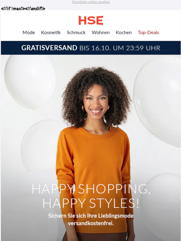 HSE24: Nur noch kurz: Versandkostenfrei einmalige Angeboten 🎊 | Milled