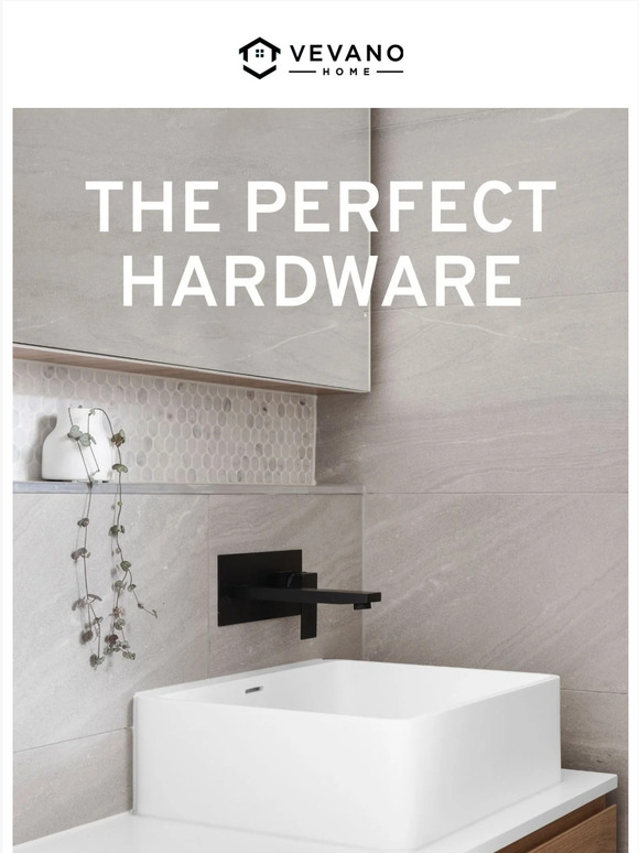 Vevano: The perfect hardware for your bathroom & kitchen... | Milled
