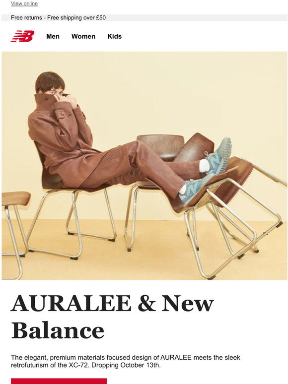 New Balance: Coming soon – the AURALEE x New Balance XC-72 | Milled
