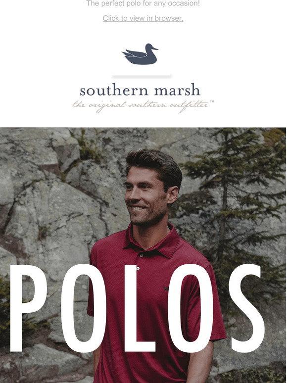 Southern Marsh: Introducing the Island Burst Performance Polo! | Milled