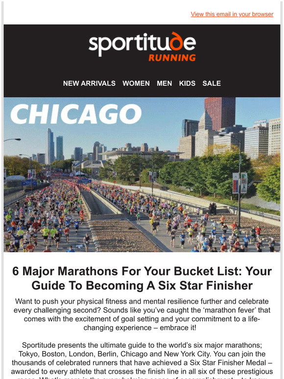 Sportitude: 🏃‍♂️ 6 Major Marathons For Your Bucket List | Milled