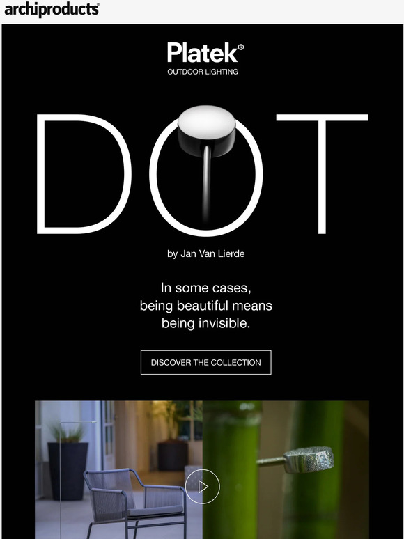 Archiproducts: DOT: the hyper minimalistic outdoor lamp by Platek | Milled