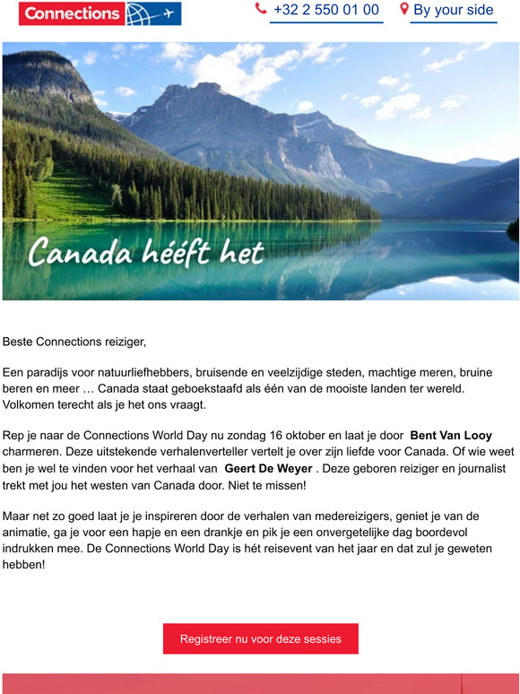 Connections: Canada here we come l Connections World Day | Milled