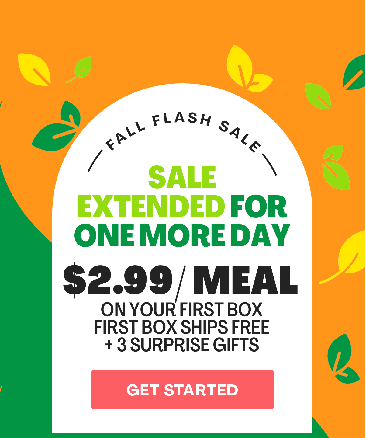 HelloFresh: pssst… we extended our sale (ONE MORE DAY) | Milled