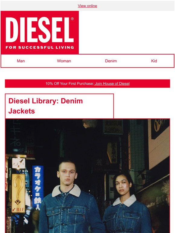 Diesel: Diesel Library Denim Jackets | Shop Them Now | Milled