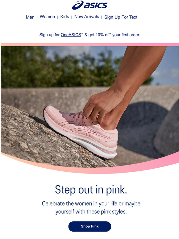 ASICS: Step out in pink. | Milled