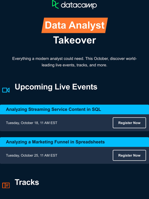 DataCamp: Become an analyst today! | Milled