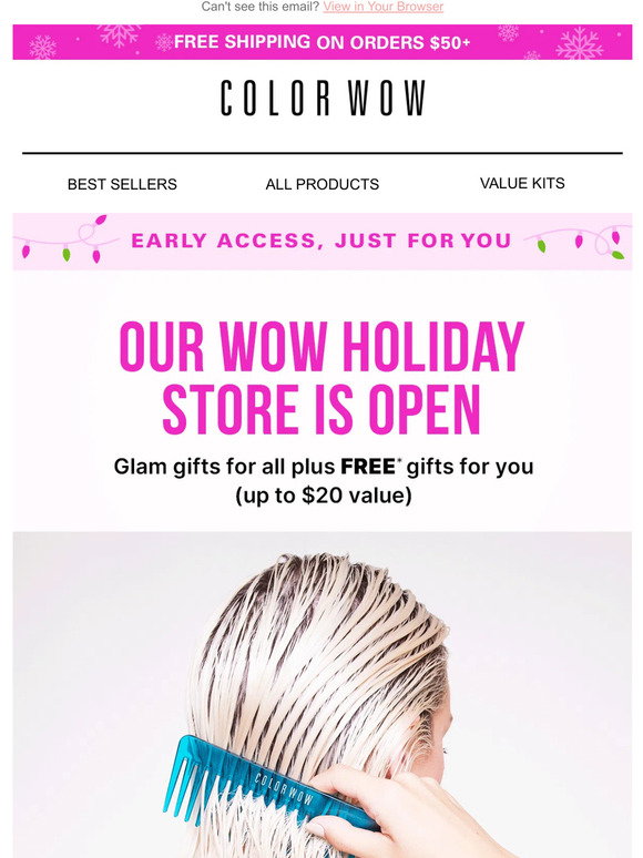 Color Wow: Your VIP early access! | Milled