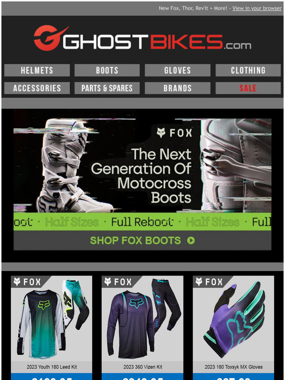 GhostBikes: GhostBikes > NEW FOX & THOR MX + REV'IT PRE-ORDER & LATEST ...