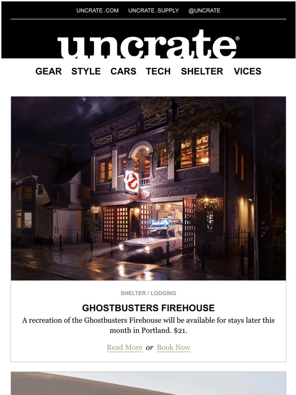 Uncrate: Ghostbusters Firehouse & more | Milled
