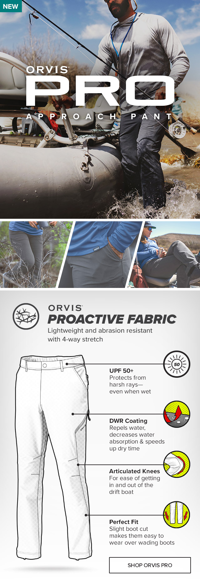 Orvis: Introducing the new PRO Approach Pant. | Milled