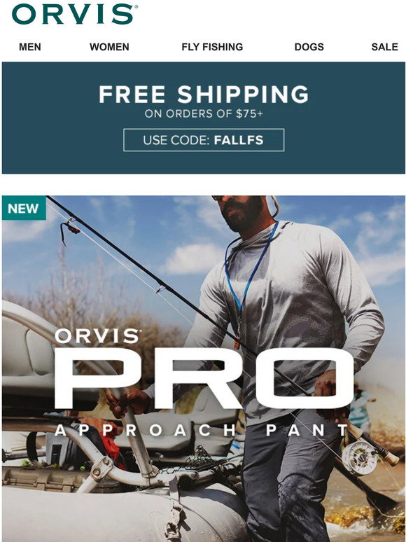 Orvis: Introducing the new PRO Approach Pant. | Milled