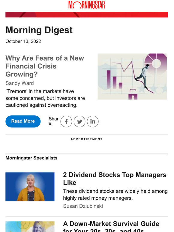 Morningstar Inc.: Why Are Fears of a New Financial Crisis Growing? | Milled