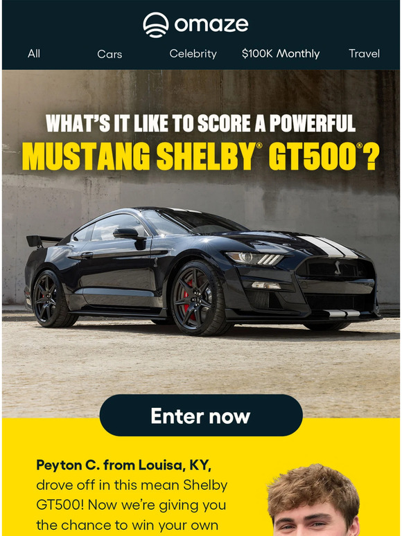 Omaze: What’s it like to win a Shelby® GT500®? | Milled