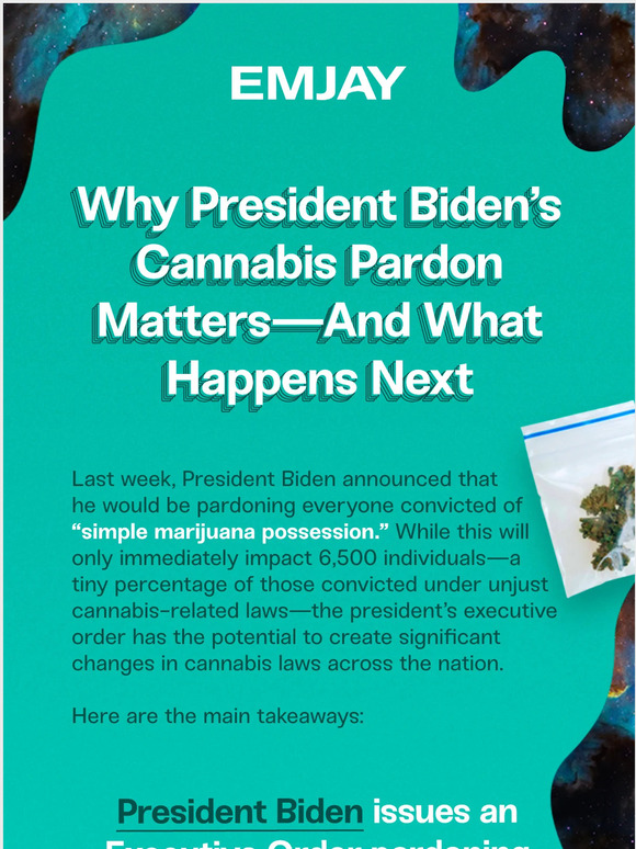Emjay: President Biden’s cannabis announcement is a big deal—here’s why | Milled