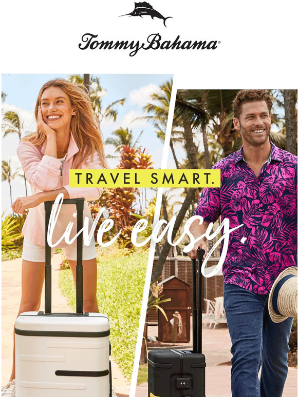 Tommy Bahama: Introducing: First-Class Luggage | Milled