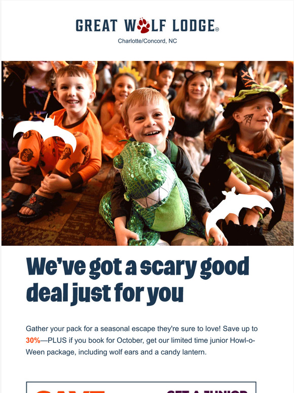 Great Wolf Lodge: Get dressed for Howl-o-Ween success, — Pack! | Milled