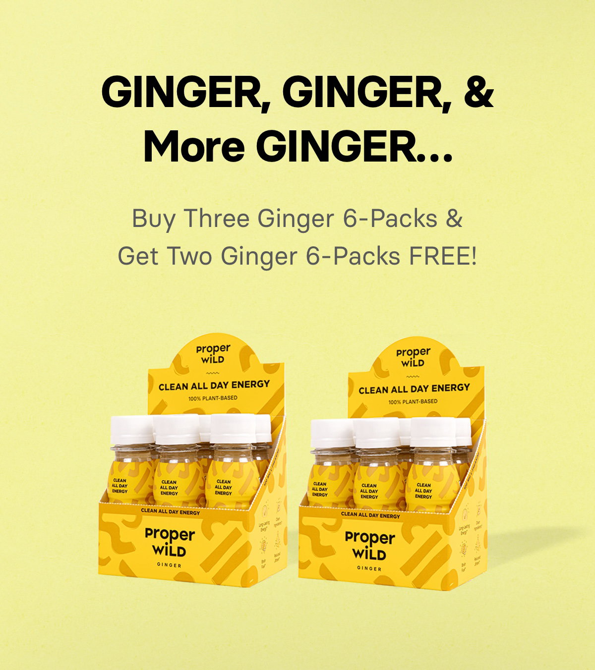 Proper Wild: Ginger is the Perfect 🍁 Flavor: Get Two Ginger Six Packs ...
