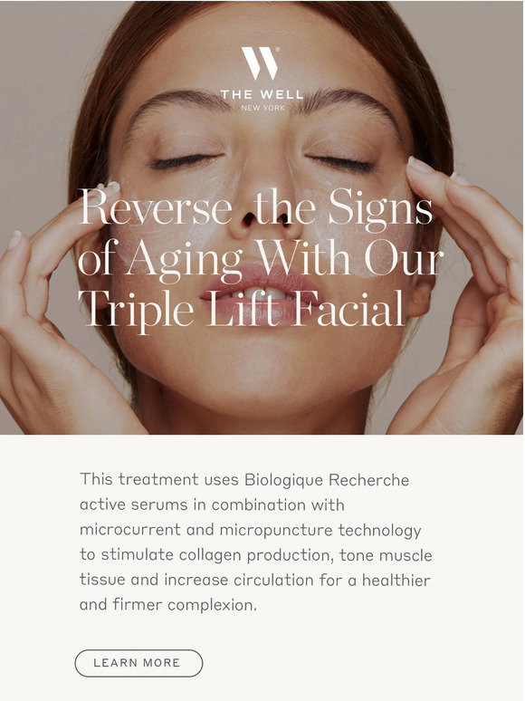 The Well: Spotlight On: Triple Lift Facial | Milled