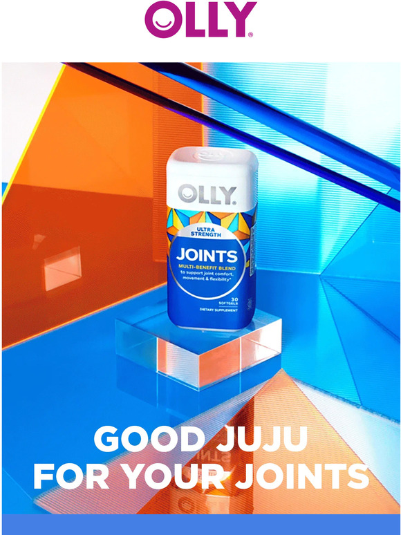 OLLY: New! A Little Joy for Your Joints | Milled