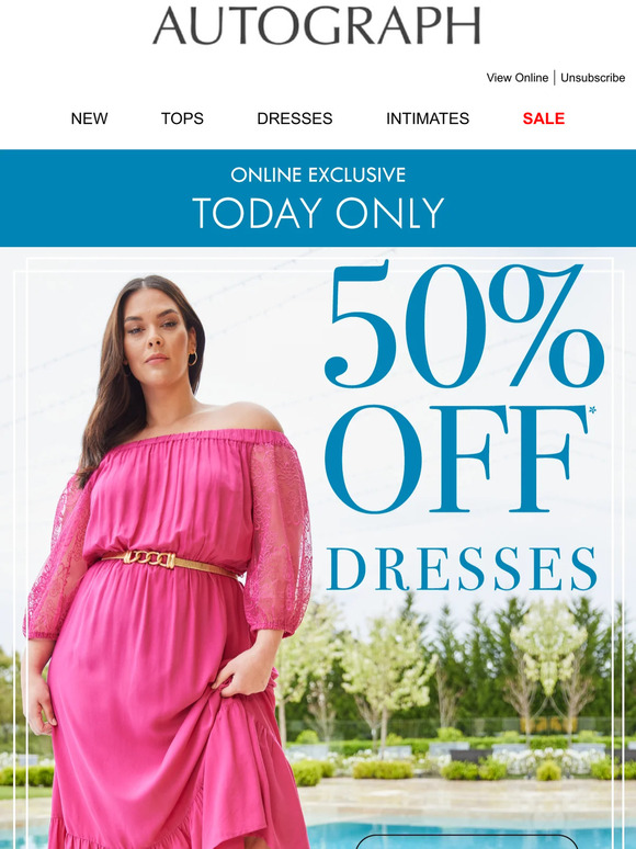 Autograph Fashion: 😱 OMG! 50% Off All Autograph Dresses! | Milled