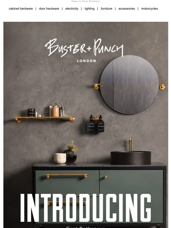 Buster + Punch: Cast Bathroom Collection is Here | Milled