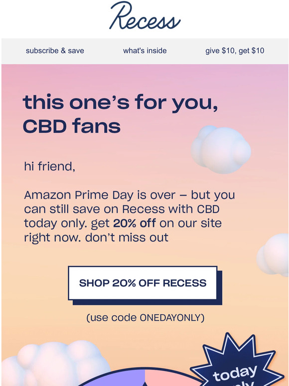 Recess: 15% off Mood Powders is ending | Milled