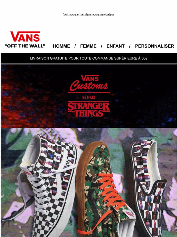 Vans: Les nouveaux motifs Vans x Stranger Things sont là ! | Milled