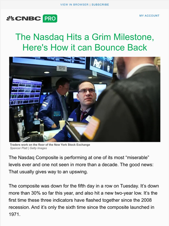 CNBC: See the 3 indicators flashing for the first time since 2008 | Milled