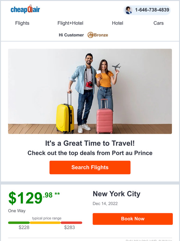 CheapOair: Major Airlines Deals! Fly from $28.99 | Milled